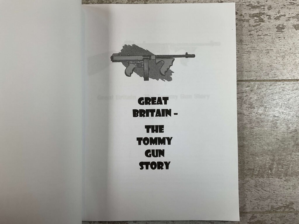 GREAT BRITAIN-THE TOMMY GUN STORY BY TOM DAVIS, JR. #934 - Checkpoint ...