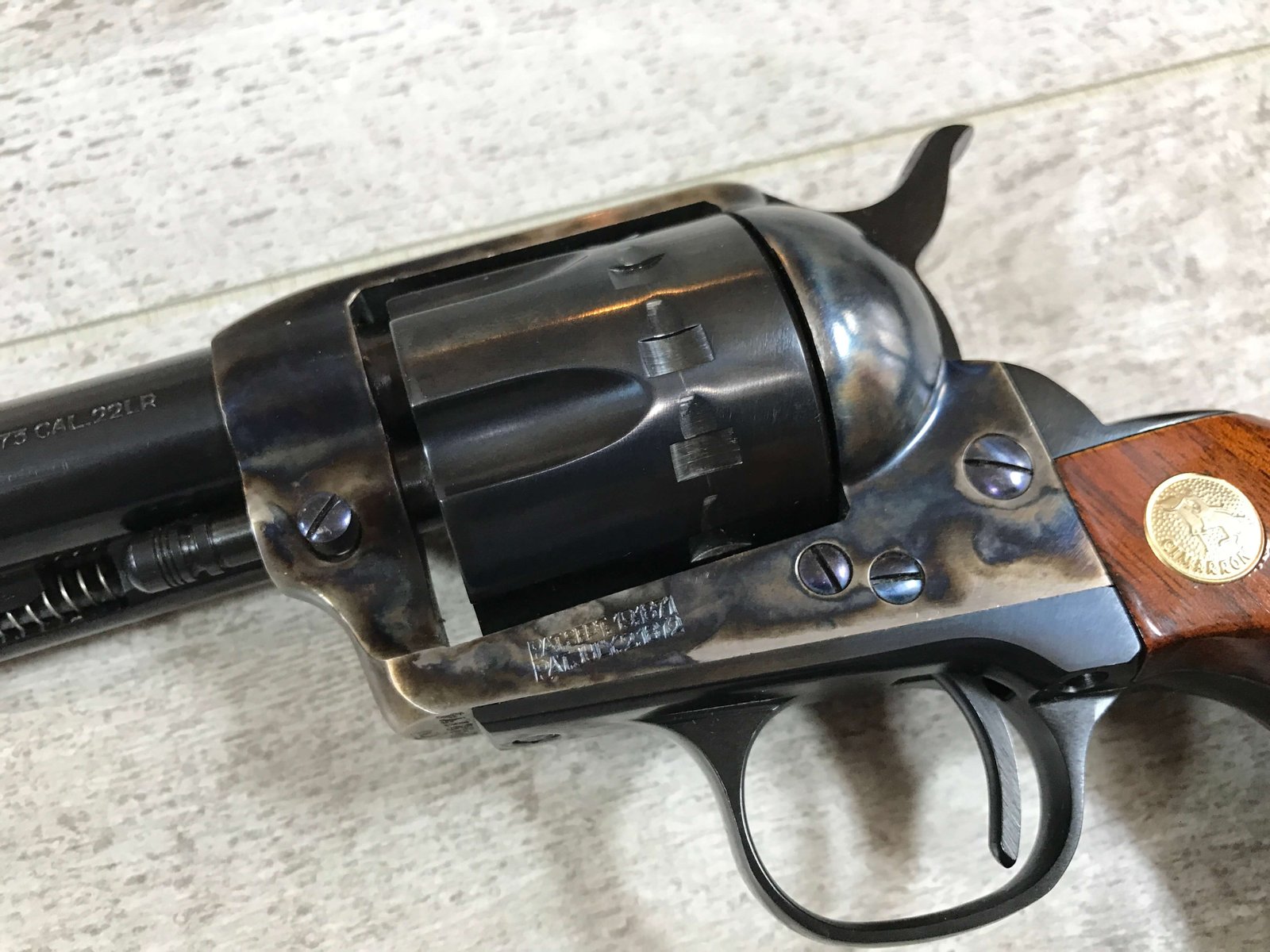 CIMARRON 1873 PEACEMAKER-TYPE SINGLE ACTION .22LR REVOLVER - Checkpoint ...