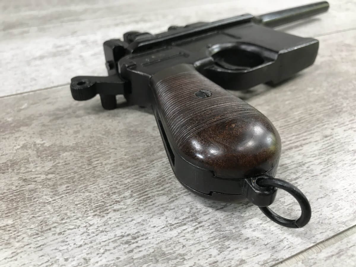 MAUSER C96 BROOMHANDLE REPLICA - NON FIRING #166 - Checkpoint Charlie's