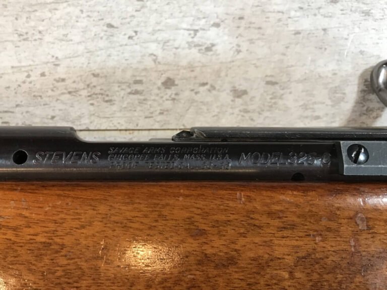STEVENS (SAVAGE) MODEL 325 C .30-30 BOLT ACTION RIFLE #385 - Checkpoint ...