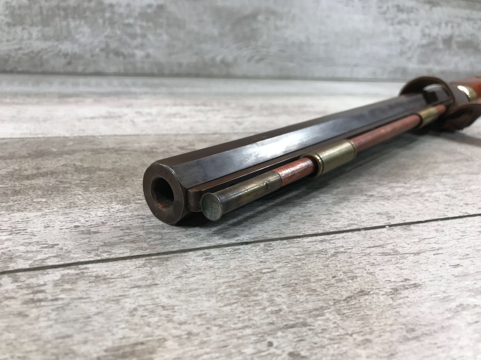 CVA .50 CAL HAWKEN 28" HEAVY OCTAGON BBL W/LEATHER SLING #422 ...