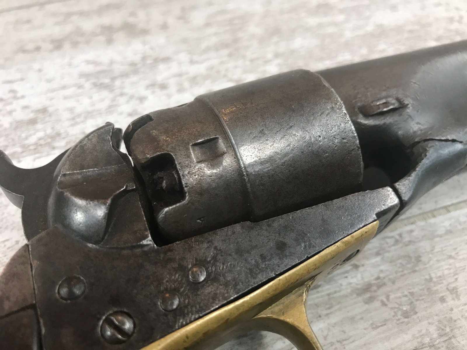 COLT 1860 ARMY REVOLVER (1861 MFR), .44CAL, 8" BARREL #072 - Checkpoint ...