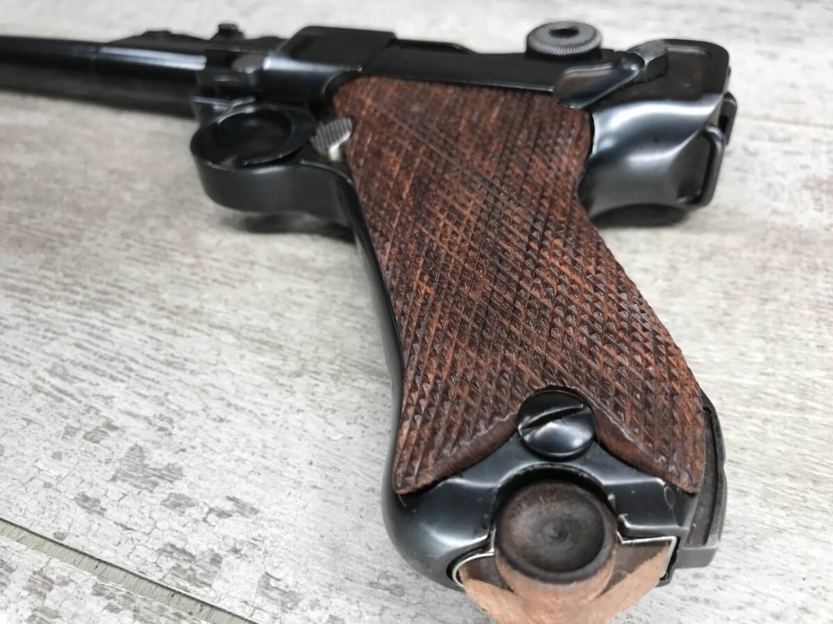 DWM 1917 LUGER P08 ARTILLERY 9MM PISTOL W/REPRO STOCK/HOLSTER ...