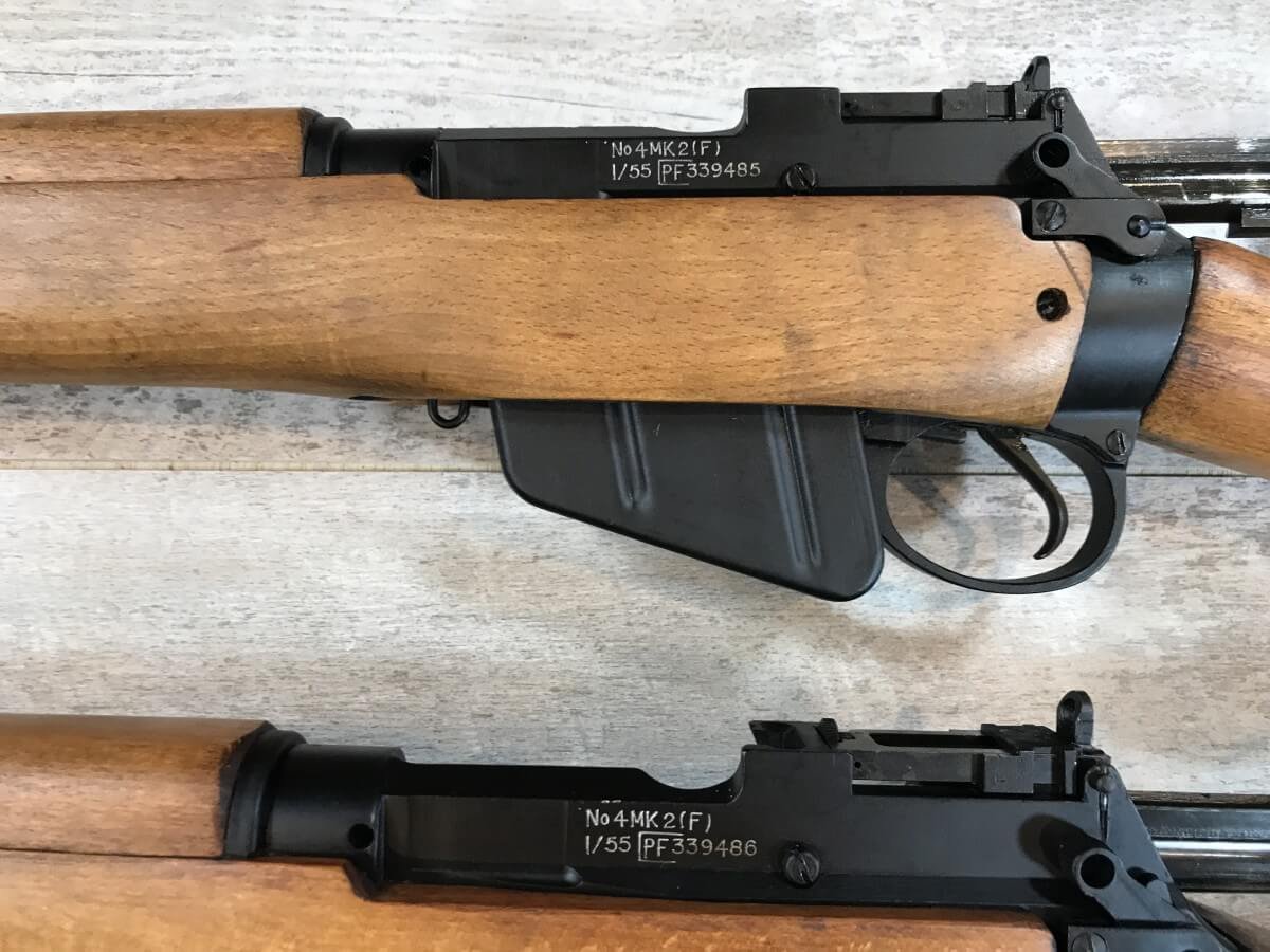 LEE ENFIELD NO4 MK2 (F) RIFLE PAIR, UNISSUED/UNFIRED #448 - Checkpoint ...