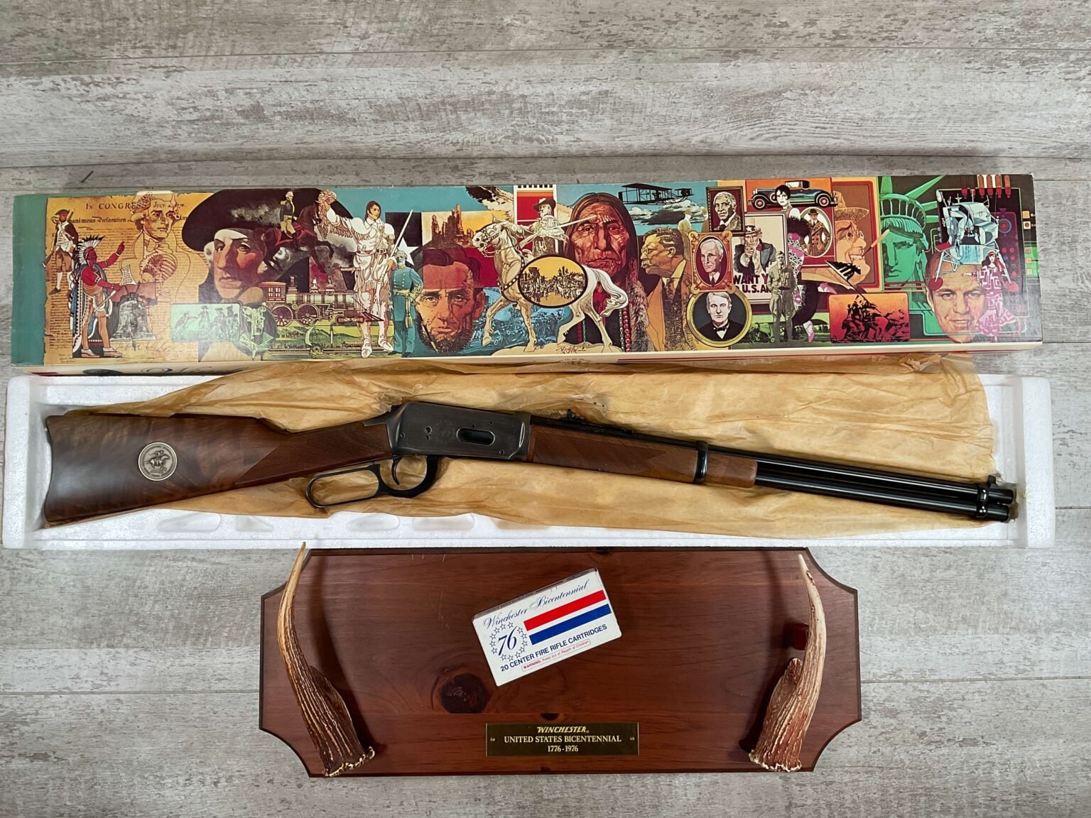 WINCHESTER MODEL 94 BICENTENNIAL COMMEMORATIVE 1776-1976 .30-30 WIN ...