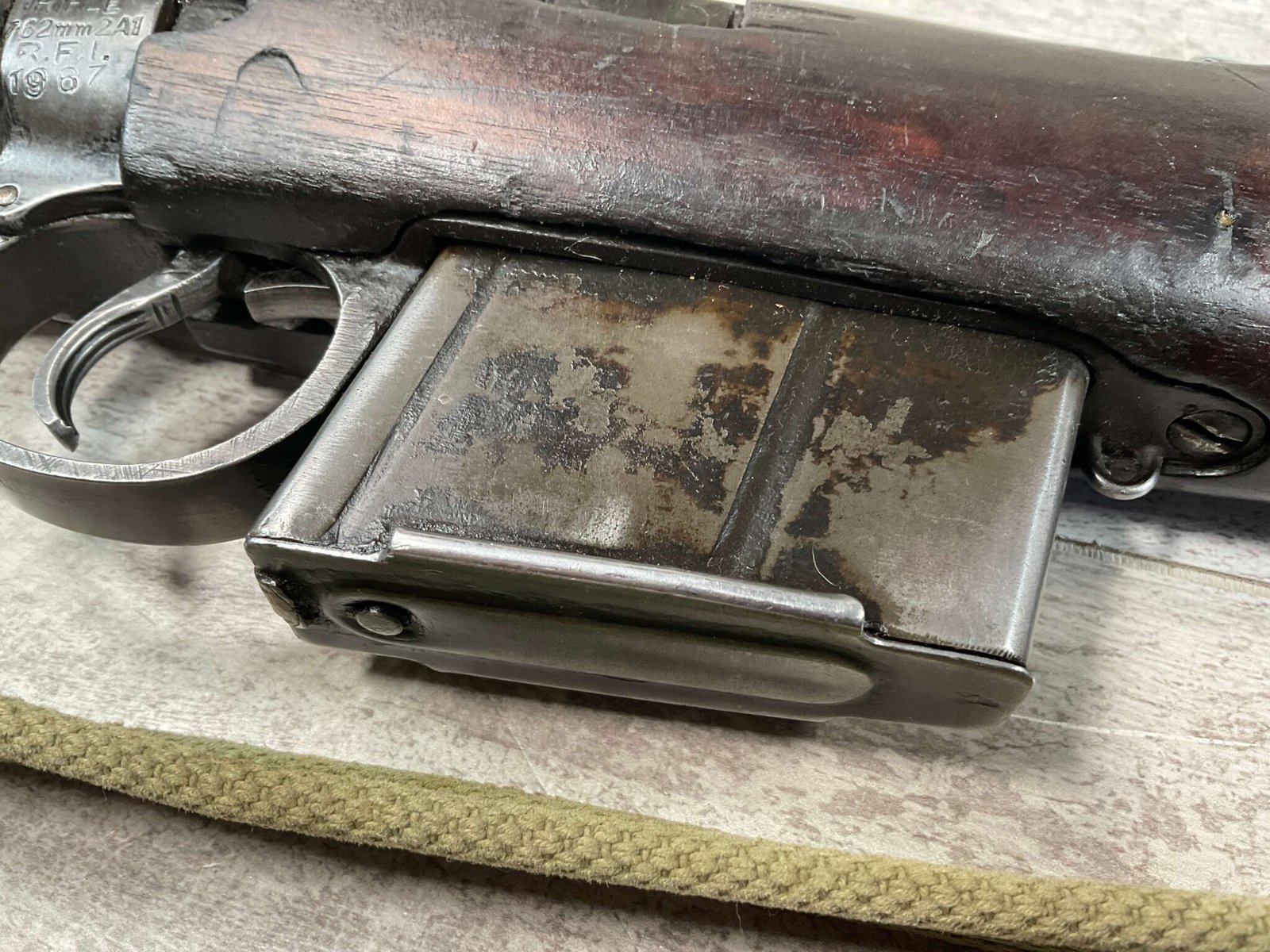 ENFIELD ISHAPORE 2A1 7.62mm RFI 1967 BOLT ACTION RIFLE #3-01048 ...