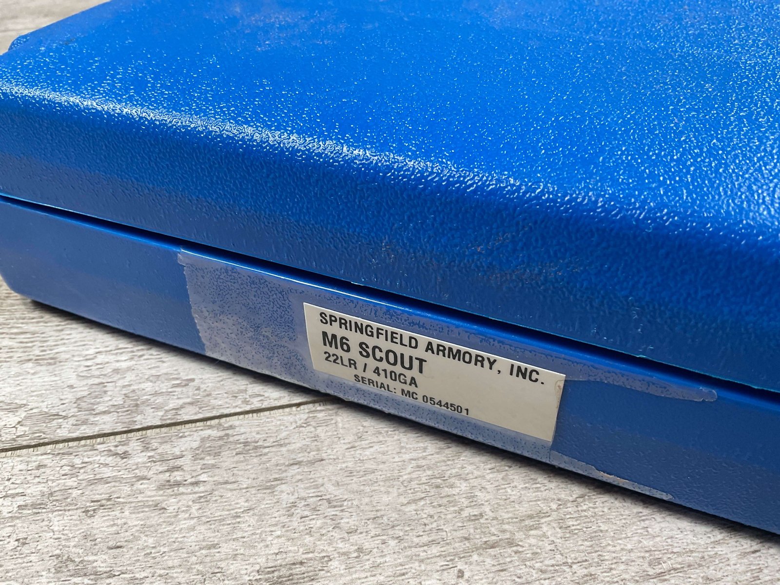 SPRINGFIELD ARMORY M6 SCOUT RIFLE .22LR/.410 LNIB #3-03144 - Checkpoint ...