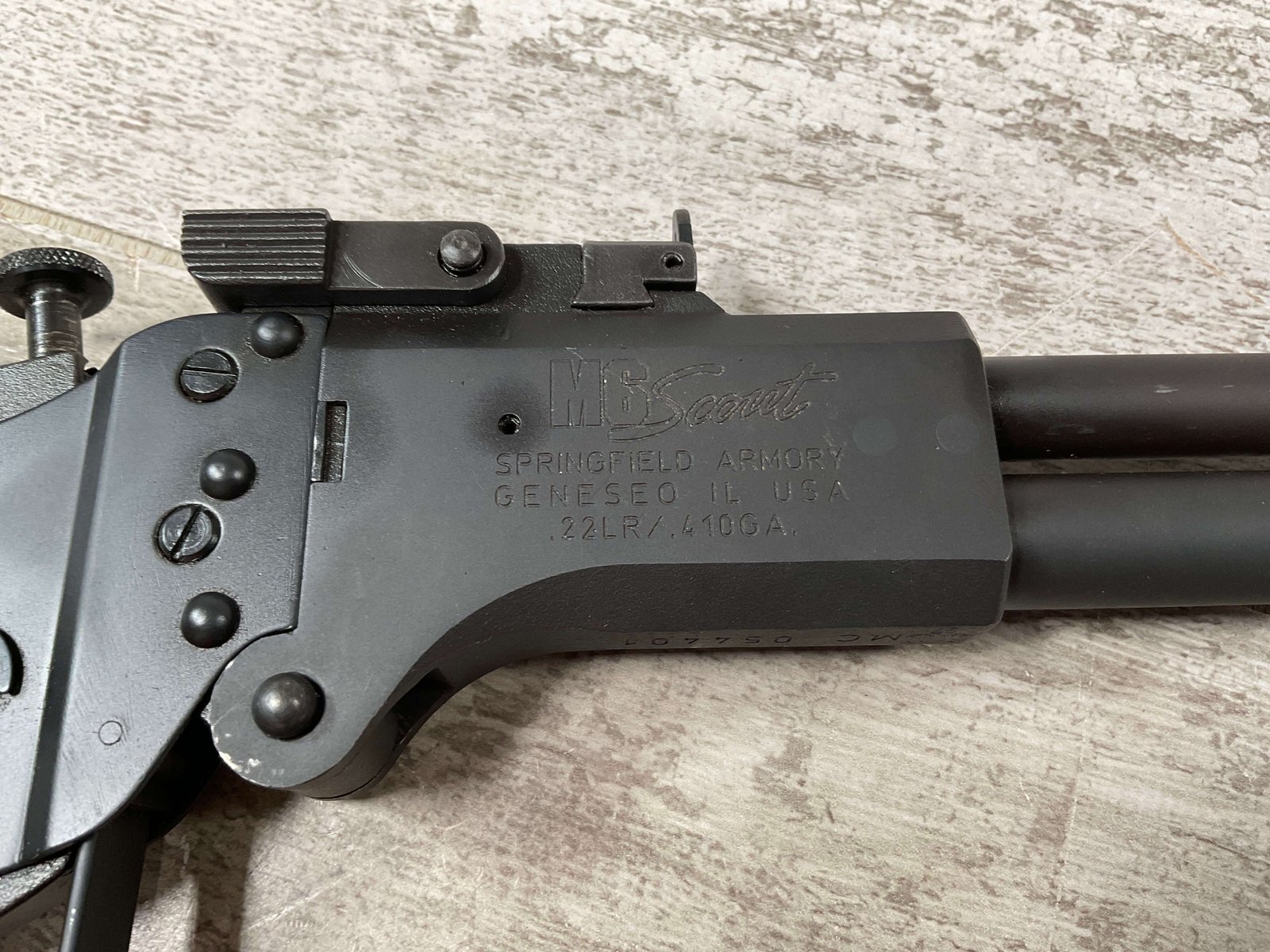 SPRINGFIELD ARMORY M6 SCOUT RIFLE .22LR/.410 LNIB #3-03144 - Checkpoint ...