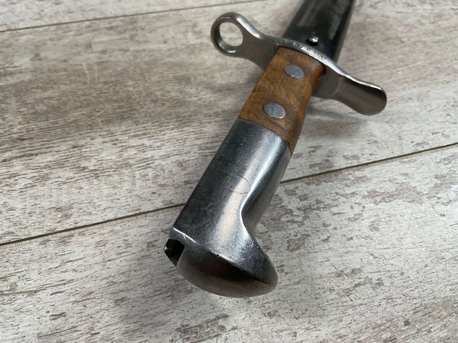 SWISS ARMY M1918 BAYONET FOR K31 W/SCABBARD #3-03155 - Checkpoint Charlie's