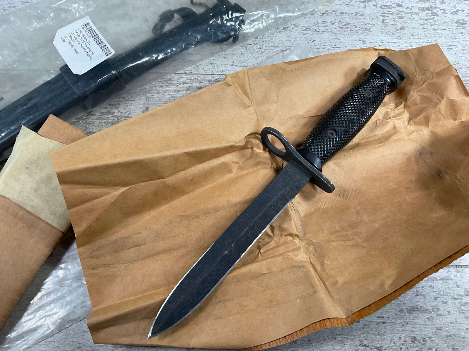 USGI M7 BAYONET W/M10 SCABBARD #3-03156 - Checkpoint Charlie's