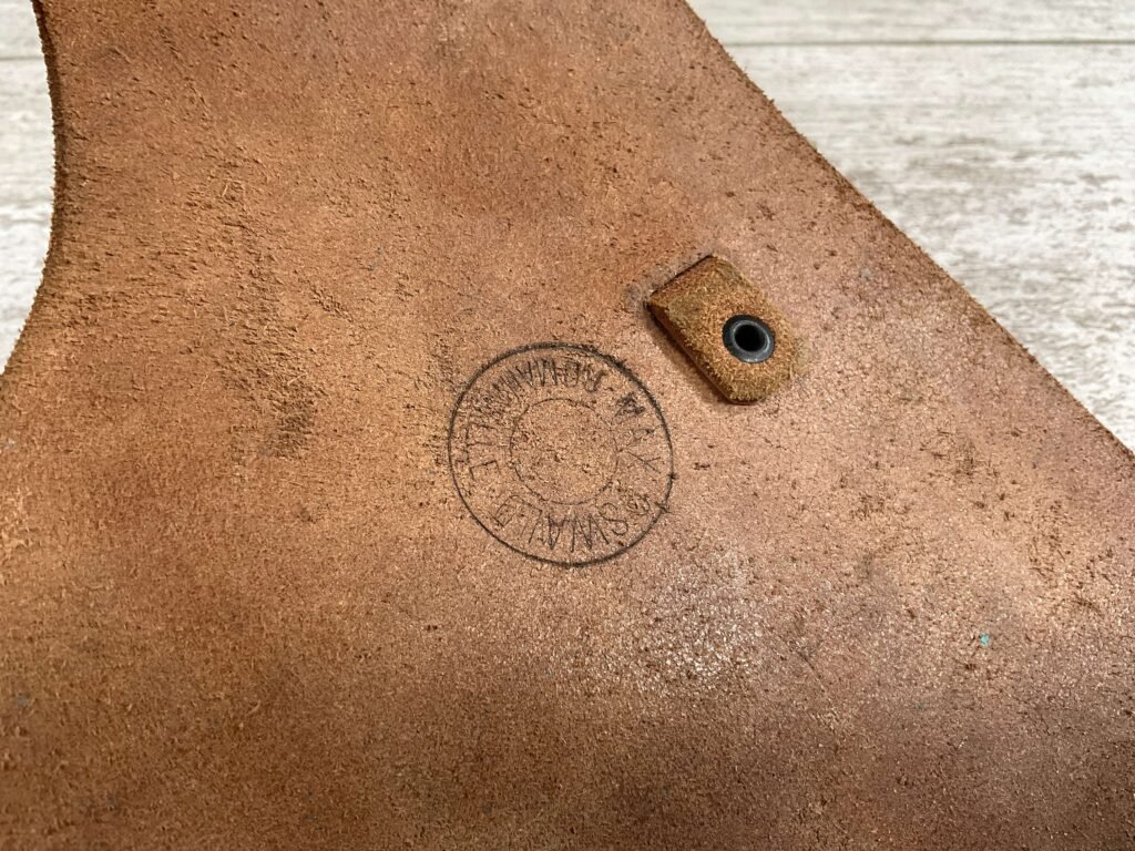 MAB MODEL D WW2 ERA FRENCH UNISSUED BROWN HOLSTER #3-04011-DH ...