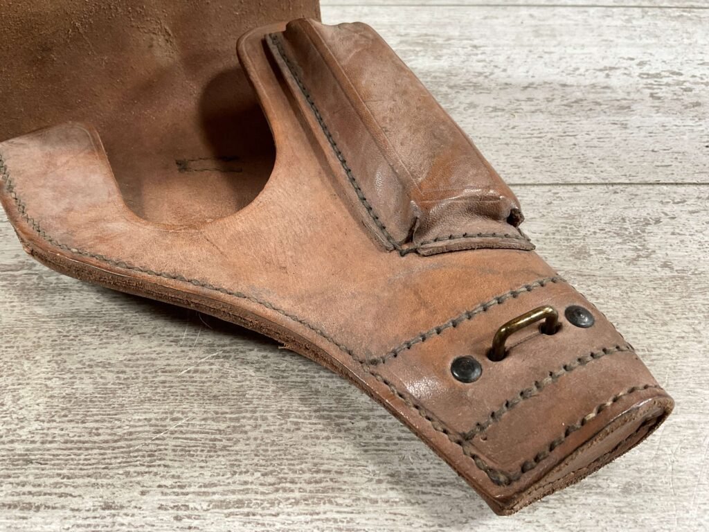 MAB MODEL D WW2 ERA FRENCH UNISSUED BROWN HOLSTER #3-04011-DH ...