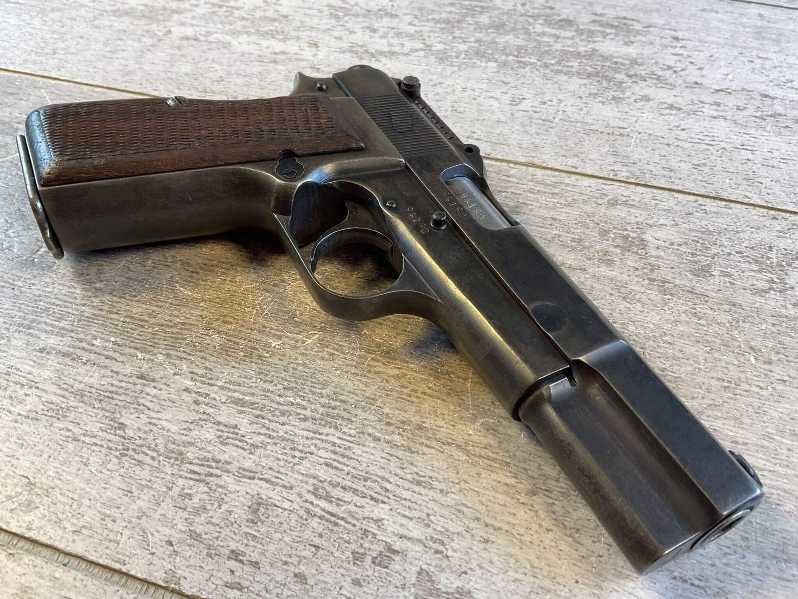 FN BROWNING HI POWER 9MM NAZI MARKED ALL MATCHING PISTOL - Checkpoint ...