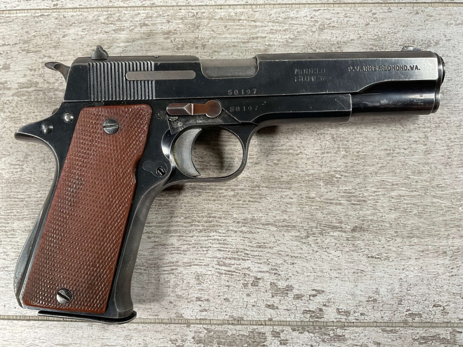 STAR MODEL B "SUPER" 9MM PISTOL 1972 MFR #3-05003-PF - Checkpoint Charlie's