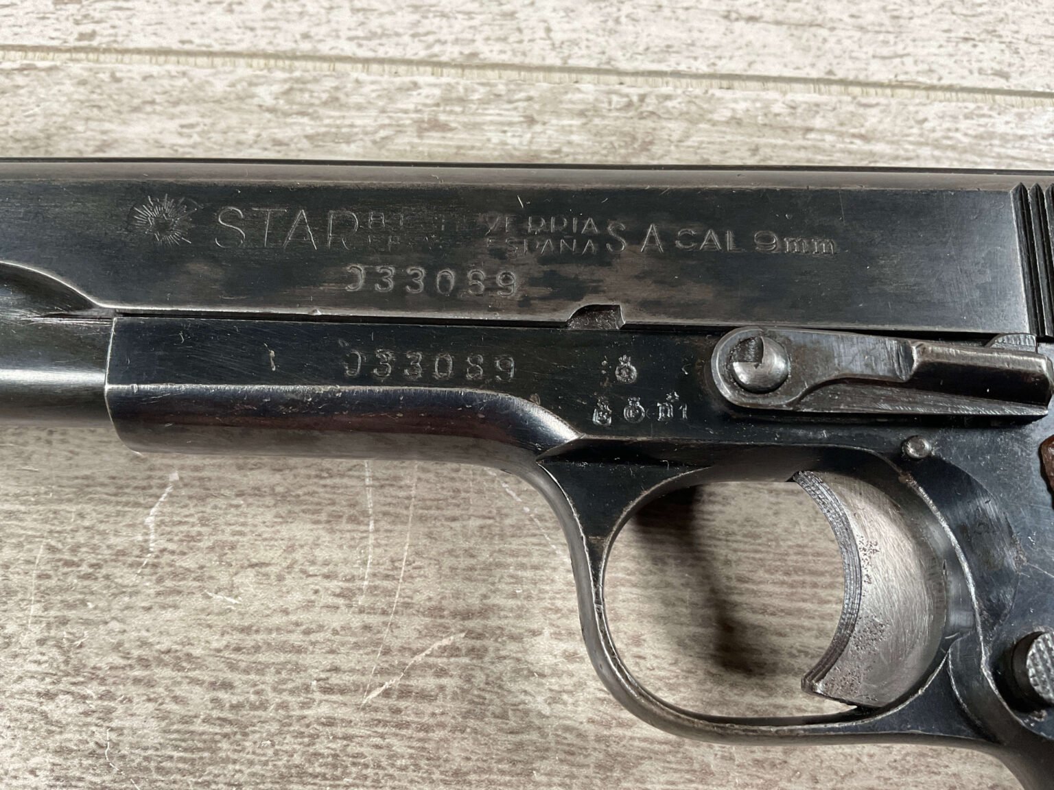 STAR MODEL A "SUPER" 9MM LARGO PISTOL #3-05004-PF - Checkpoint Charlie's