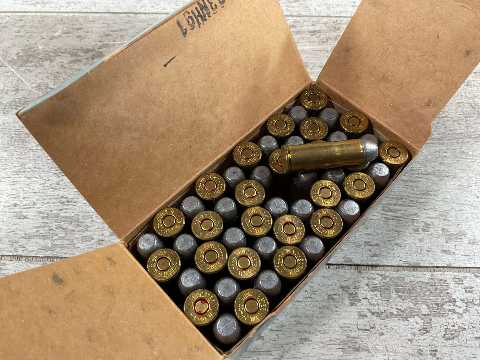 WINCHESTER 44-40 WIN COWBOY ACTION LOADS 225GR CAST LEAD 50/BOX AMMO #3 ...