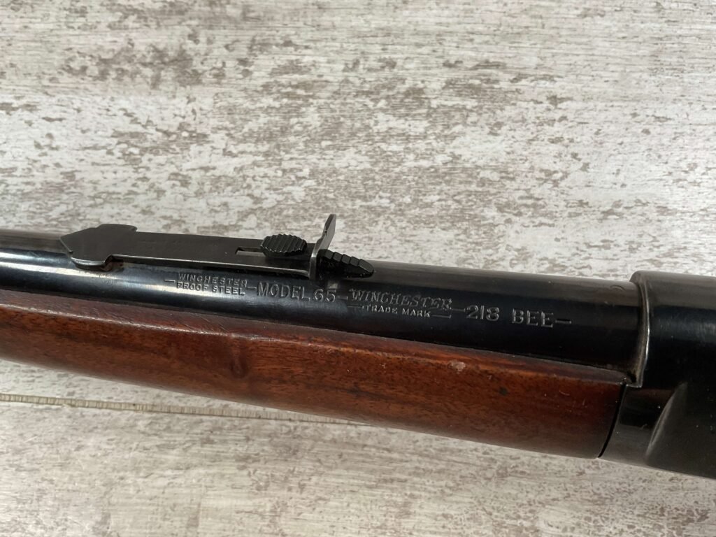 WINCHESTER MODEL 65 .218 BEE LEVER ACTION RIFLE #3-07006 - Checkpoint ...