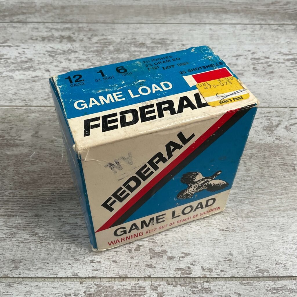 FEDERAL 12 GA. 6 SHOT GAME LOAD 2.75 IN. 25/BOX #3-07028-AN ...