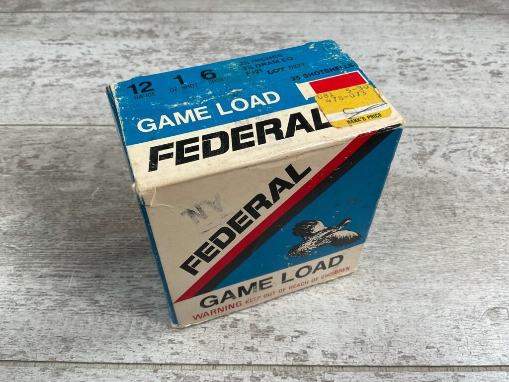 FEDERAL 12 GA. 6 SHOT GAME LOAD 2.75 IN. 25/BOX #3-07028-AN ...