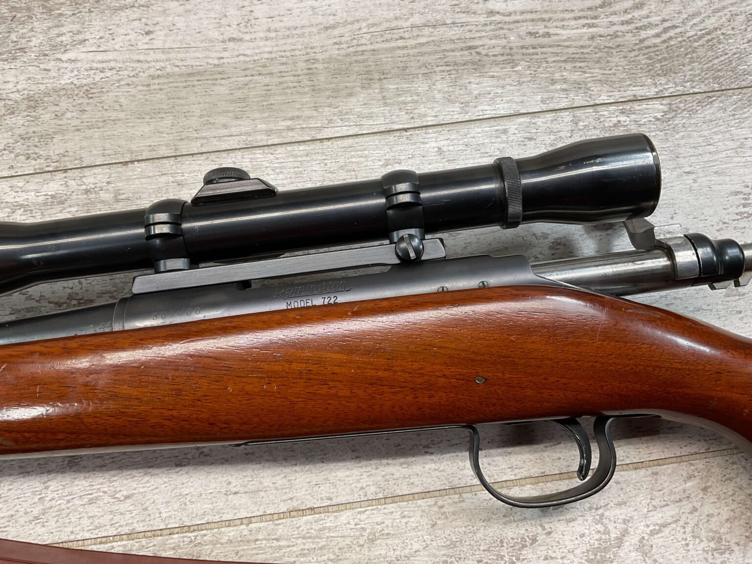 REMINGTON MODEL 722 .222 CAL BOLT ACTION RIFLE W/SCOPE #3-08004-BDH ...