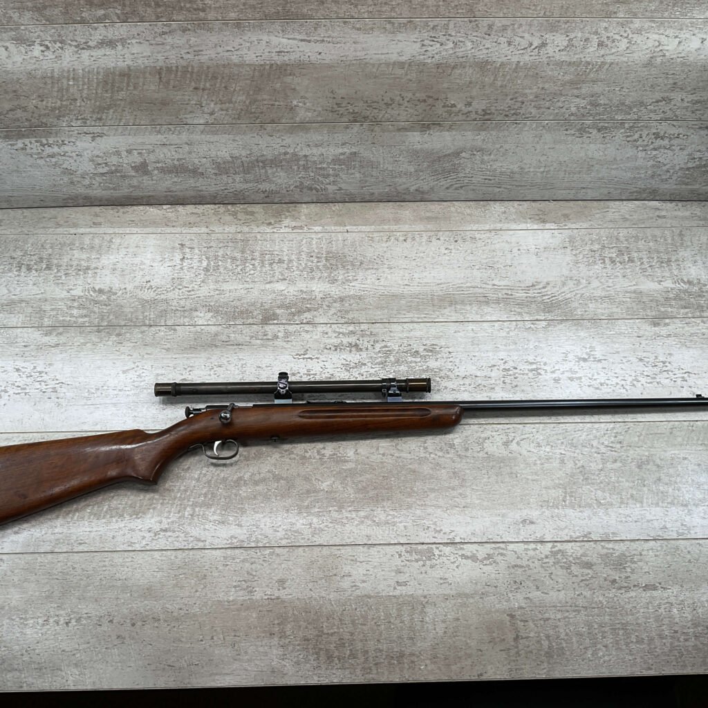 WINCHESTER MODEL 67 .22LR BOLT ACTION RIFLE W/SCOPE #3-08005-BDH ...