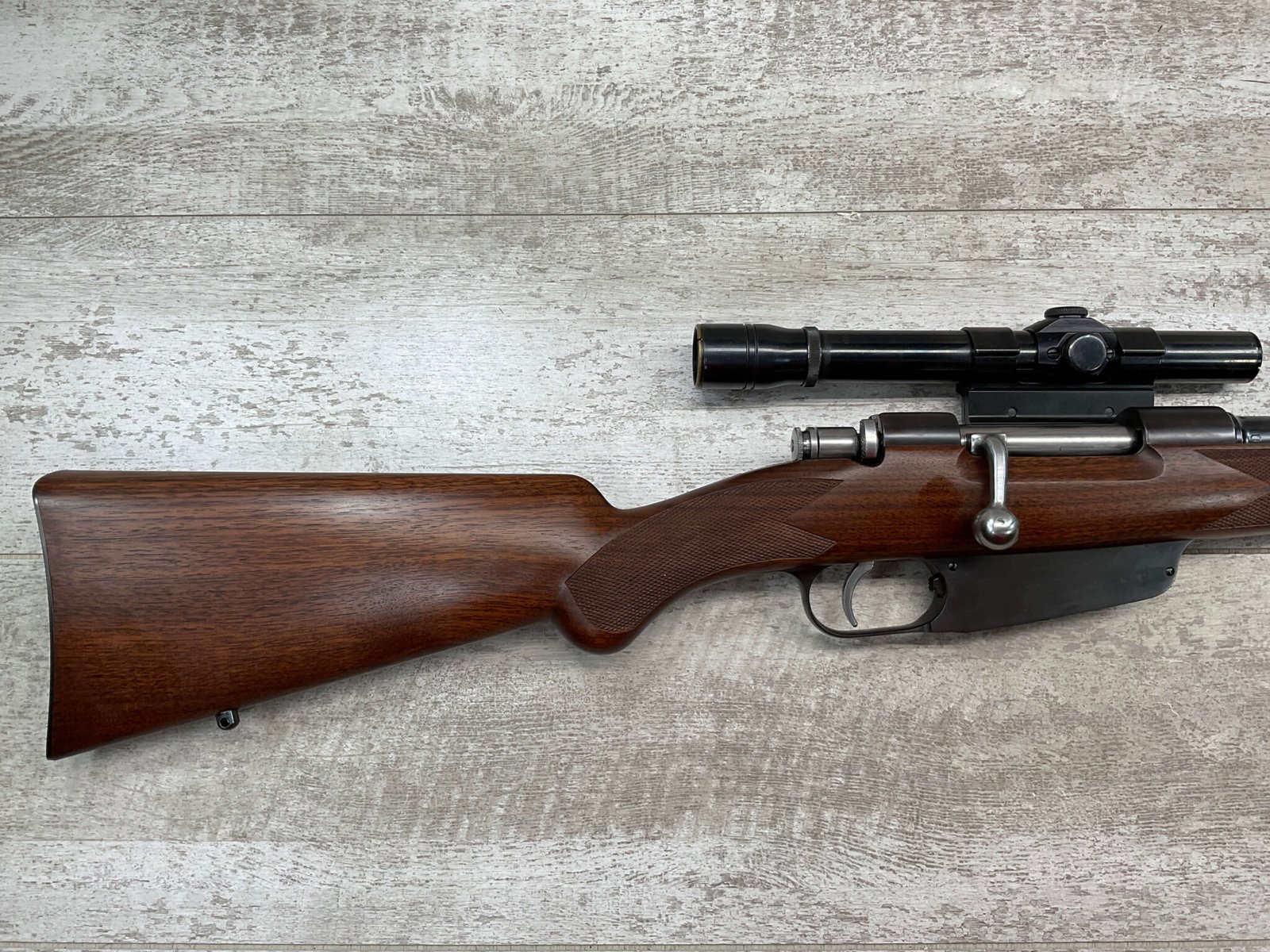 ITALIAN CARCANO 6.5 CARCANO CUSTOM BUILT BOLT ACTION RIFLE W/SCOPE #3 ...