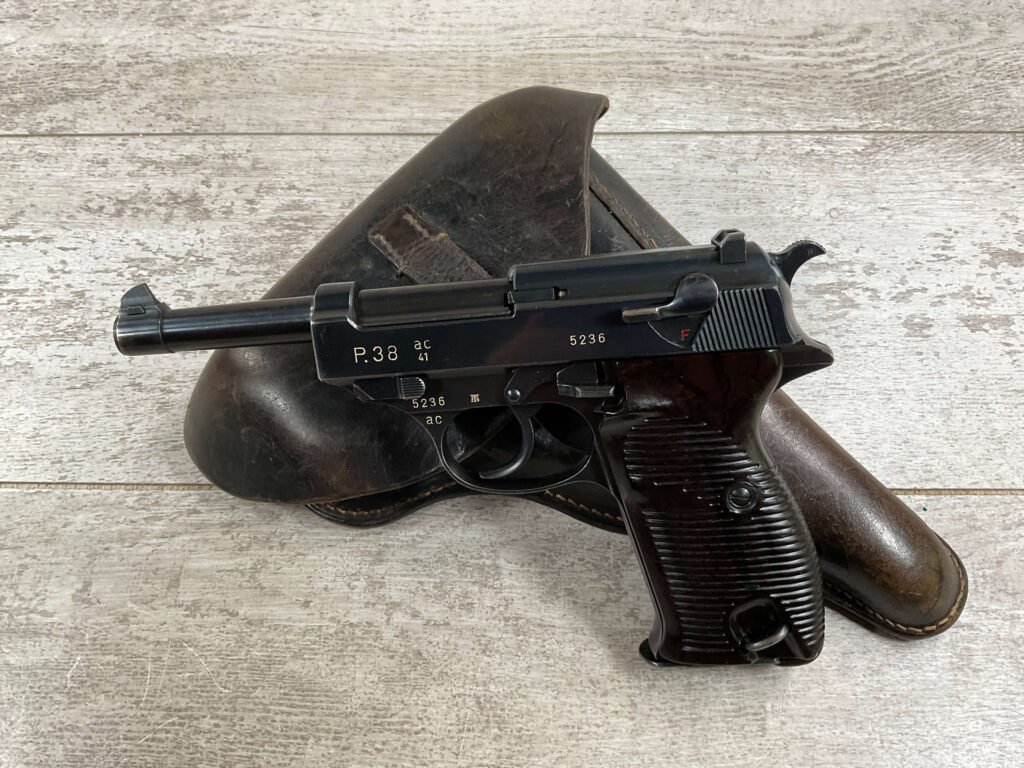 WALTHER AC41 P38 PISTOL HIGH POLISH RIG #3-08073-BDH - Checkpoint Charlie's