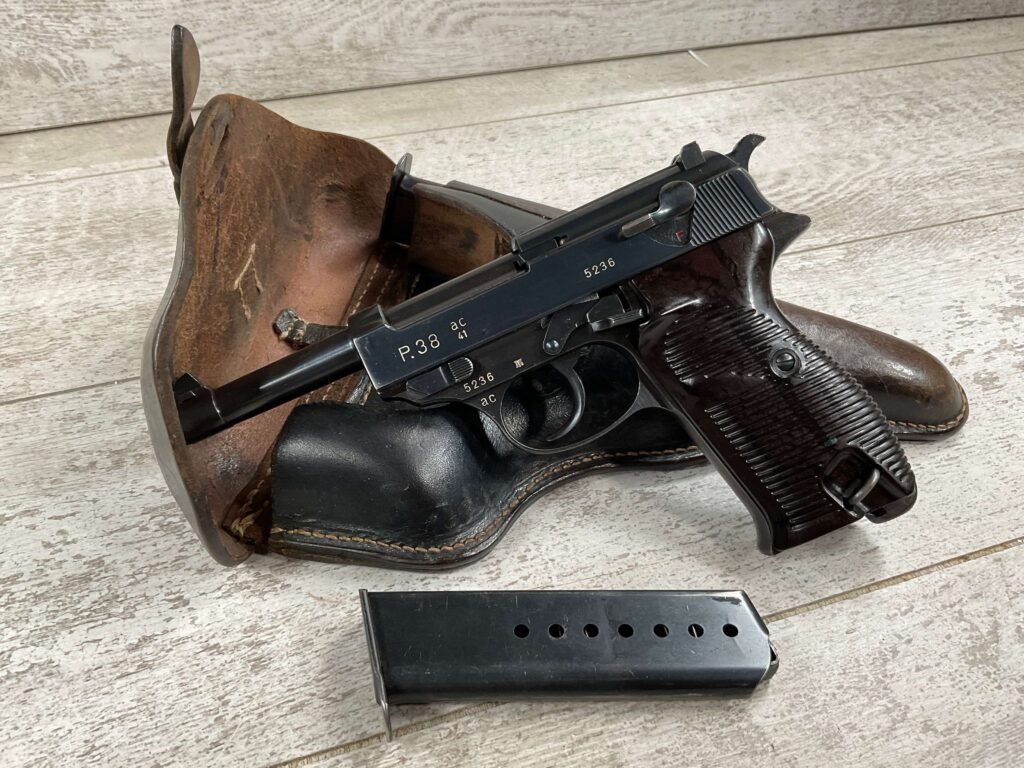WALTHER AC41 P38 PISTOL HIGH POLISH RIG #3-08073-BDH - Checkpoint Charlie's