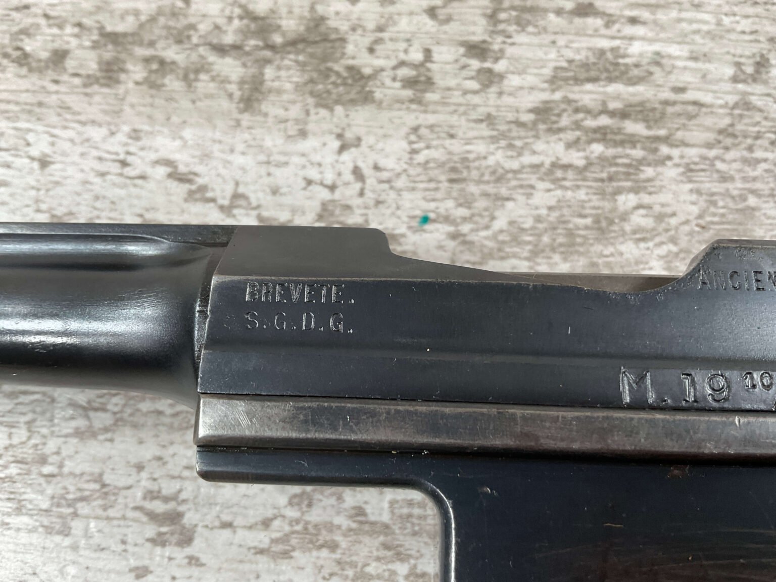 BERGMANN BAYARD 1910/21 9MM LARGO SEMI AUTO PISTOL RIG - Checkpoint ...