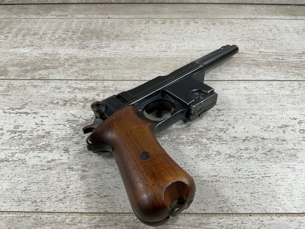 BERGMANN BAYARD 1910/21 9MM LARGO SEMI AUTO PISTOL RIG - Checkpoint ...