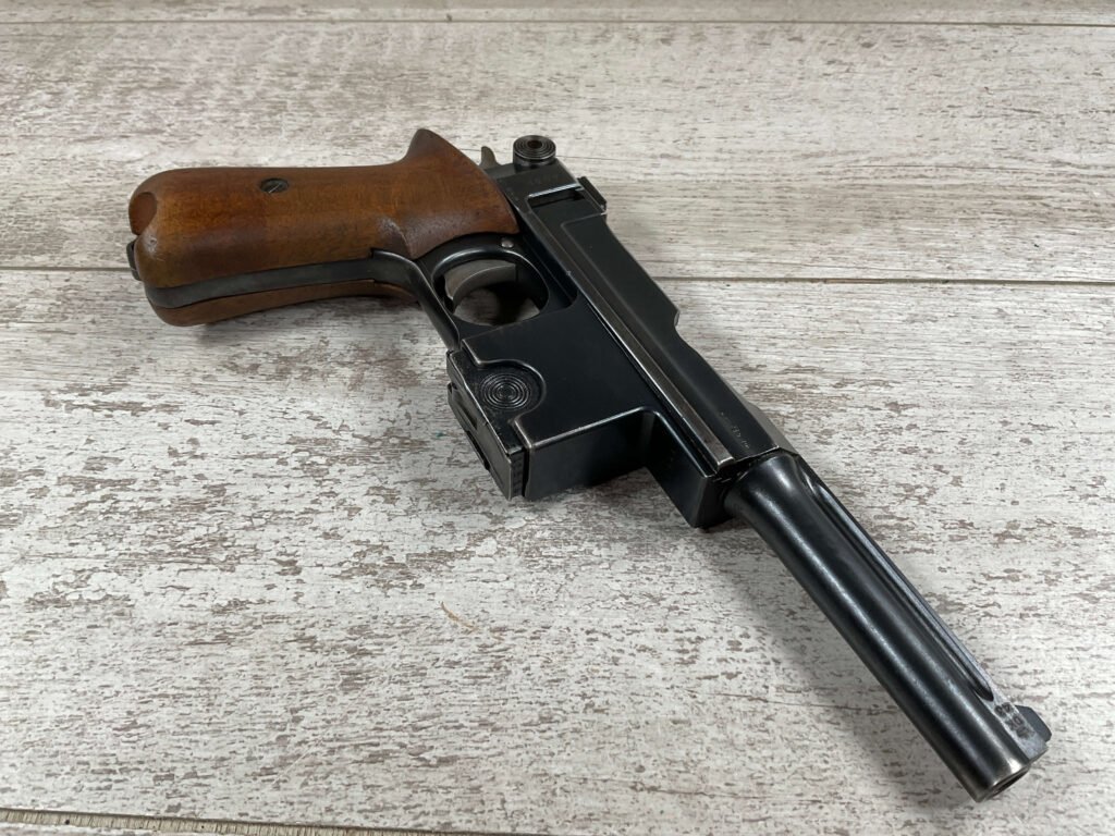 BERGMANN BAYARD 1910/21 9MM LARGO SEMI AUTO PISTOL RIG - Checkpoint ...