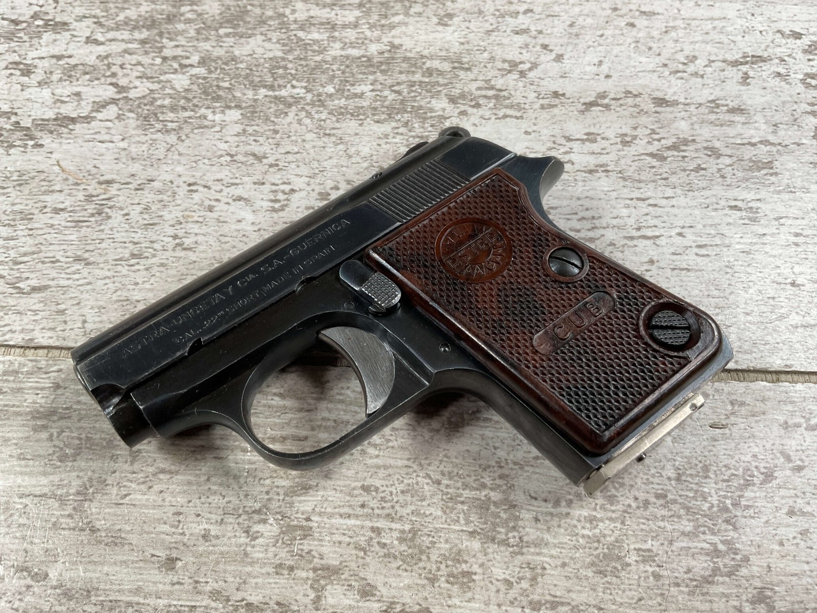 ASTRA CUB .22 SHORT SEMI AUTO POCKET PISTOL #3-08052-BDH - Checkpoint ...