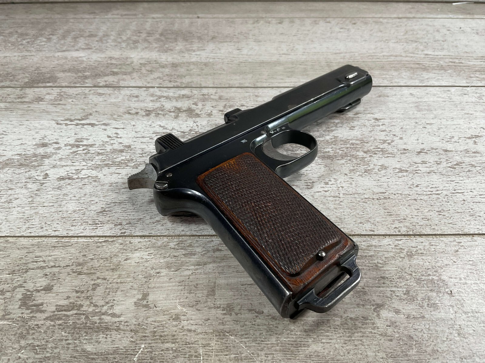 STEYR 1912 9MM PARABELLUM NAZI CONTRACT EAGLE/L POLICE MARKED SEMI AUTO ...