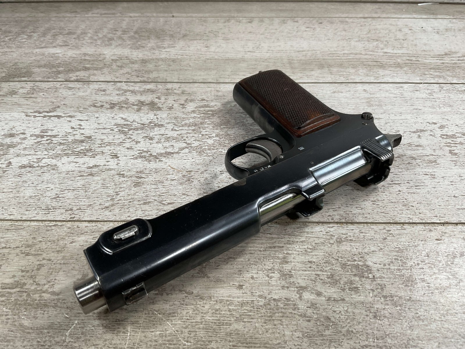 STEYR 1912 9MM PARABELLUM NAZI CONTRACT EAGLE/L POLICE MARKED SEMI AUTO ...
