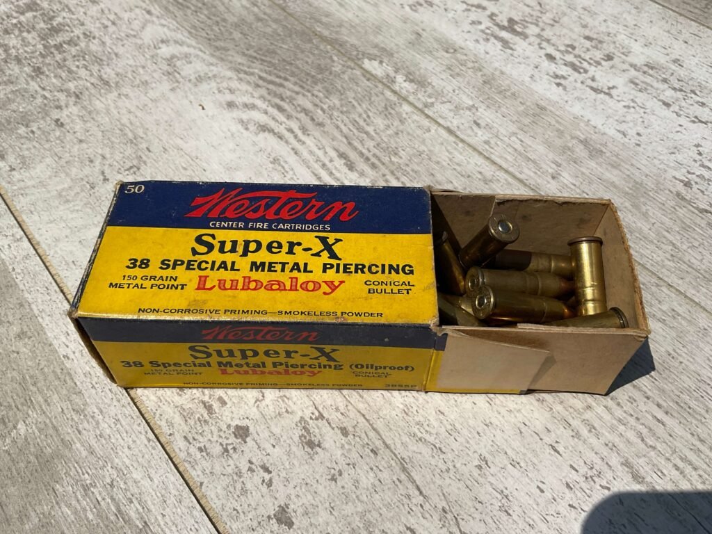 WESTERN .38 SPECIAL METAL PIERCING 150 GRAIN METAL POINT LUBALOY 20/BOX ...