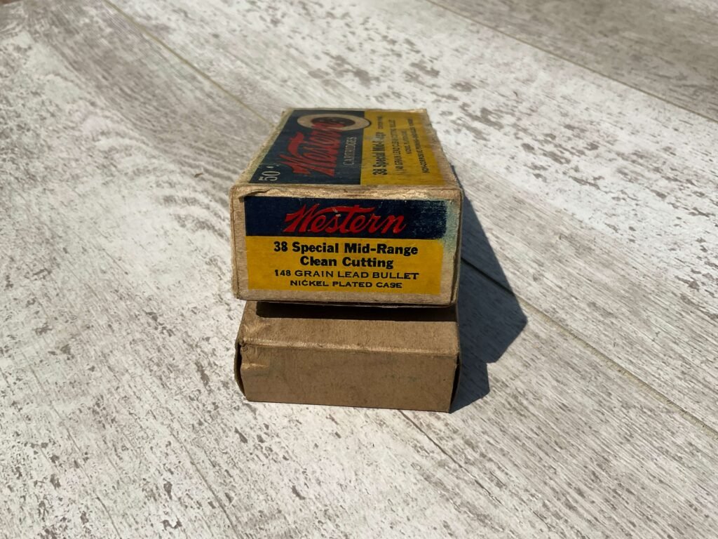 WESTERN .38 SPECIAL MID RANGE 148 GRAIN LEAD BULLET 24/BOX, VINTAGE ...