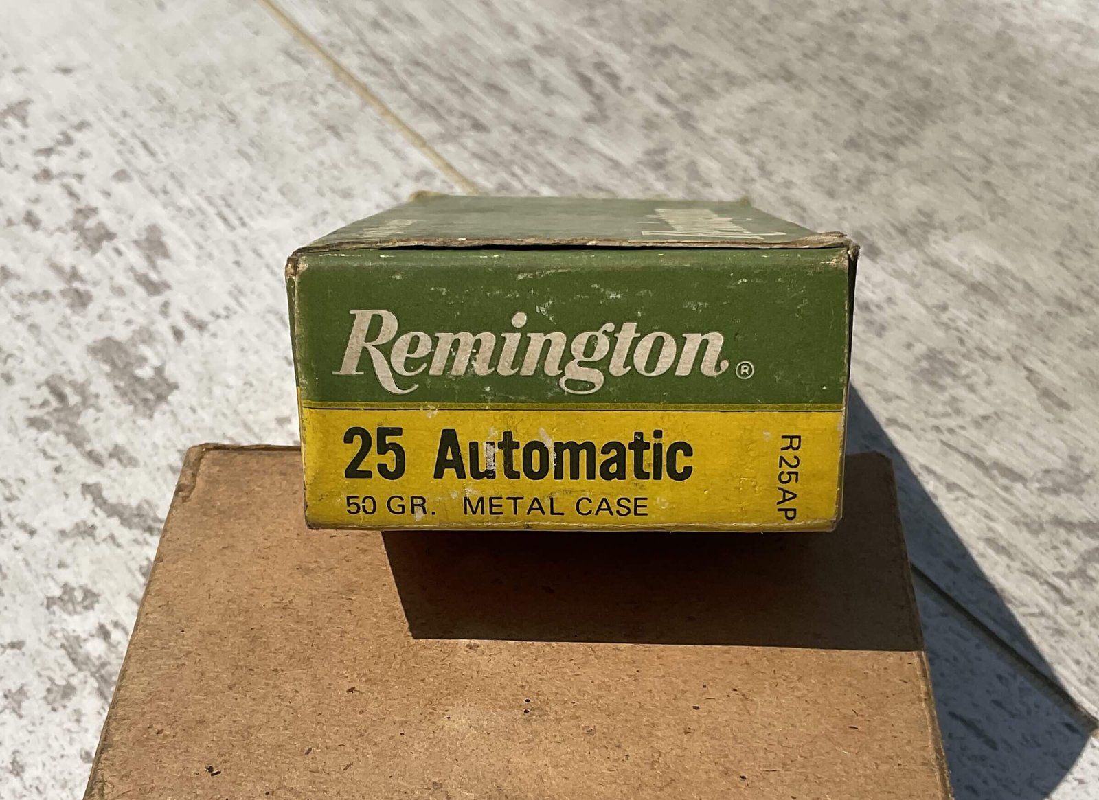 REMINGTON 25 AUTO 50 GRAIN METAL CASE 22/BOX, R25AP #3-08531-BDH ...