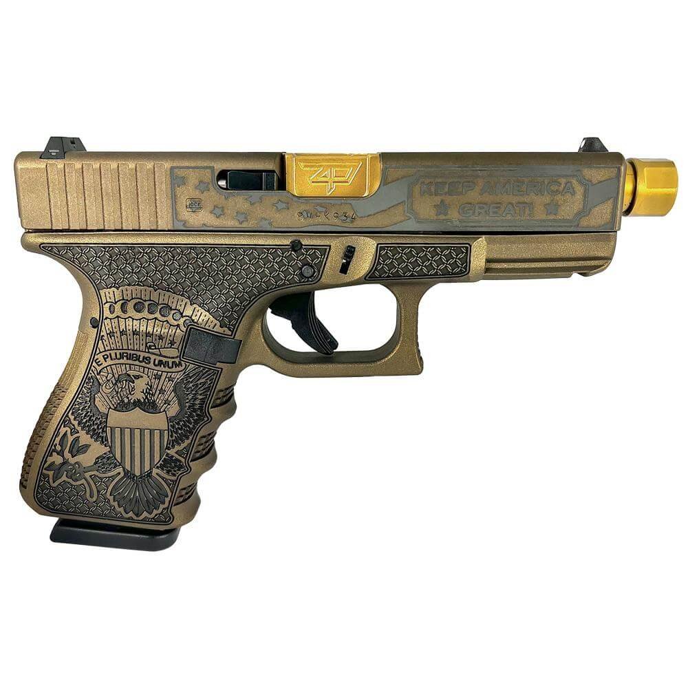 GLOCK 19 GEN3 COMPACT "TRUMP EDITION" HANDGUN 9MM LUGER 15RD MAGAZINES ...