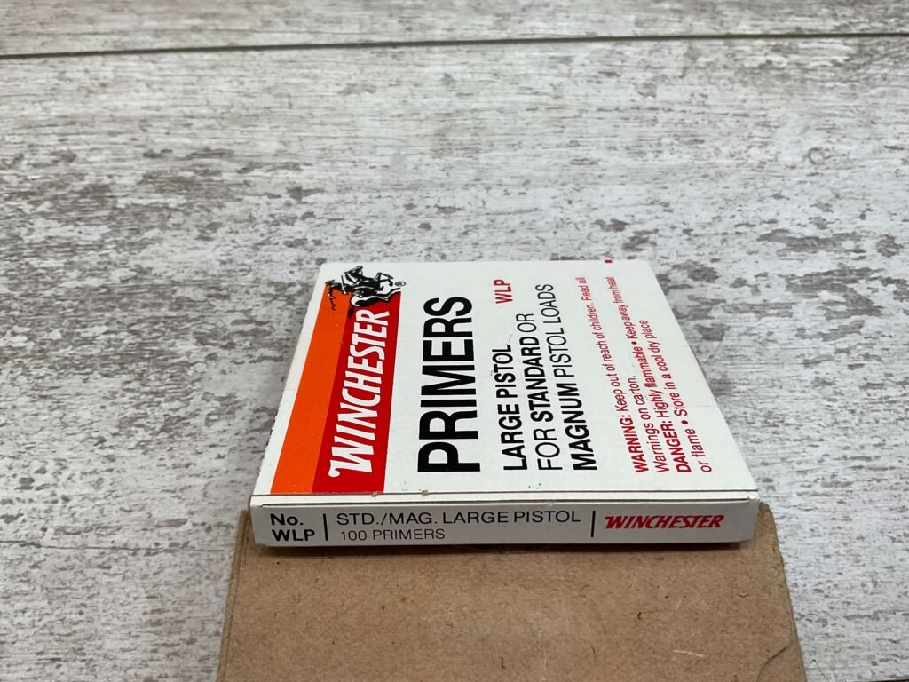 WINCHESTER LARGE PISTOL PRIMERS FOR STANDARD OR MAGNUM LOADS QTY 300 #3 ...