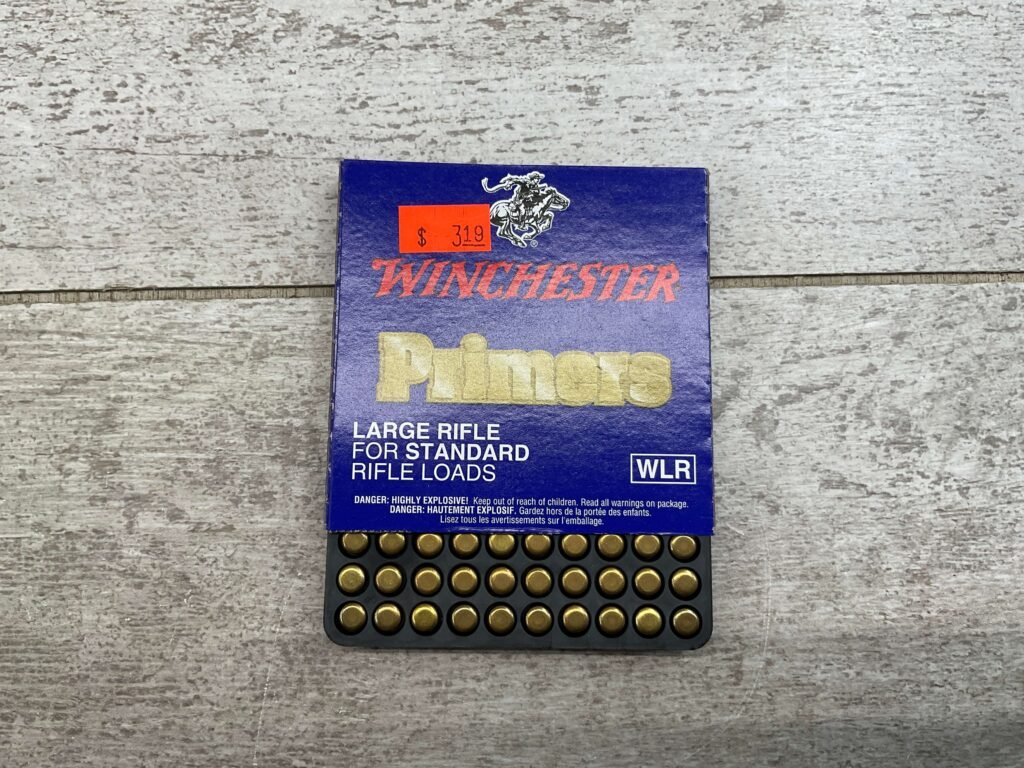 WINCHESTER PRIMERS FOR LARGE RIFLE FOR STANDARD RIFLE LOADS WLR QTY 300 ...
