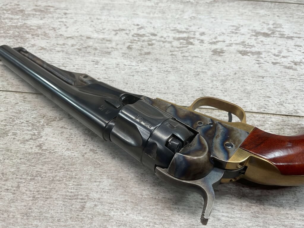 UBERTI 1862 POCKET POLICE PERCUSSION PISTOL W/WOODEN CASE #3-09013-SG ...