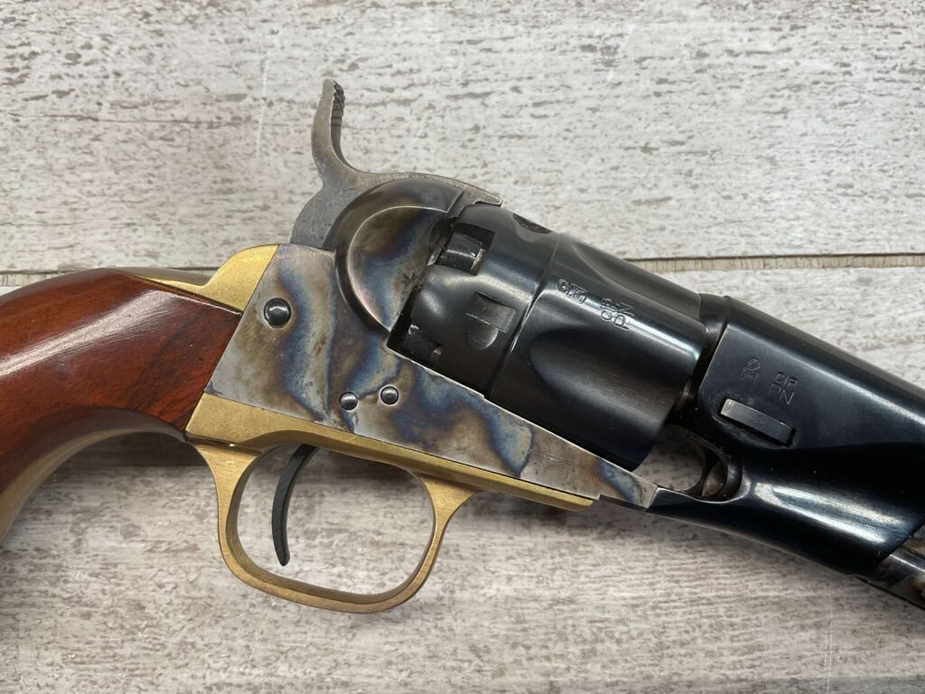 UBERTI 1862 POCKET POLICE PERCUSSION PISTOL W/WOODEN CASE #3-09013-SG ...