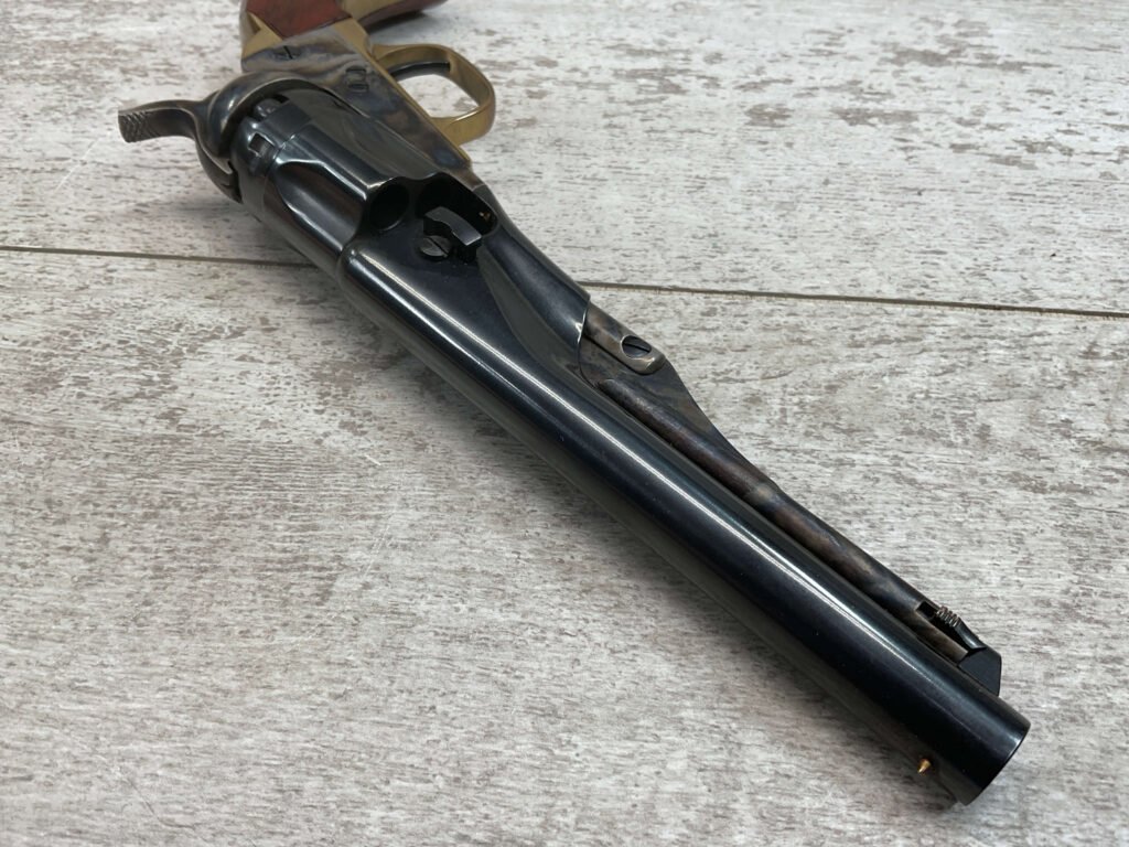 UBERTI 1862 POCKET POLICE PERCUSSION PISTOL W/WOODEN CASE #3-09013-SG ...