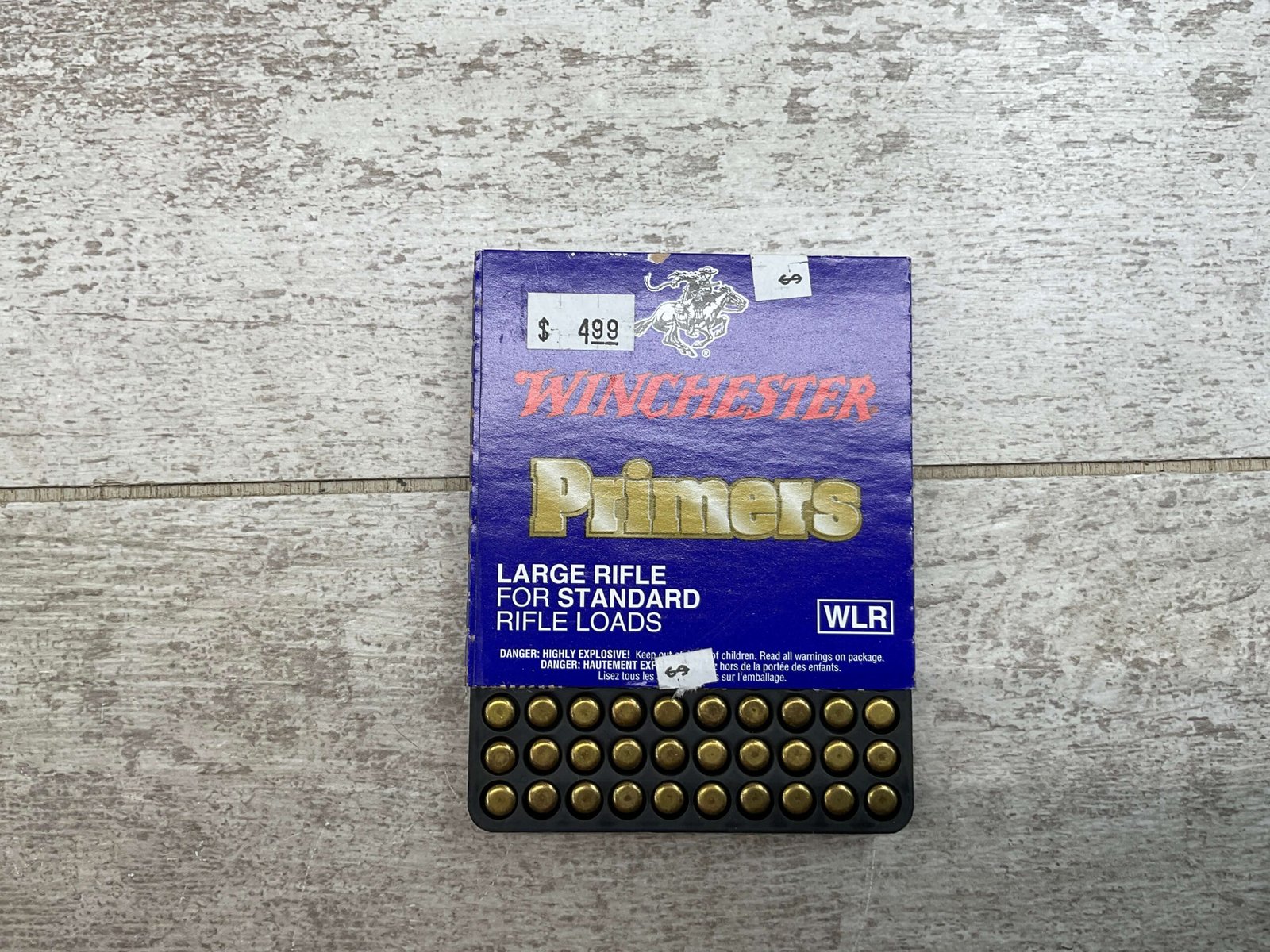 WINCHESTER LARGE RIFLE PRIMER FOR STANDARD RIFLE LOAD, QTY 200 #3-08628 ...