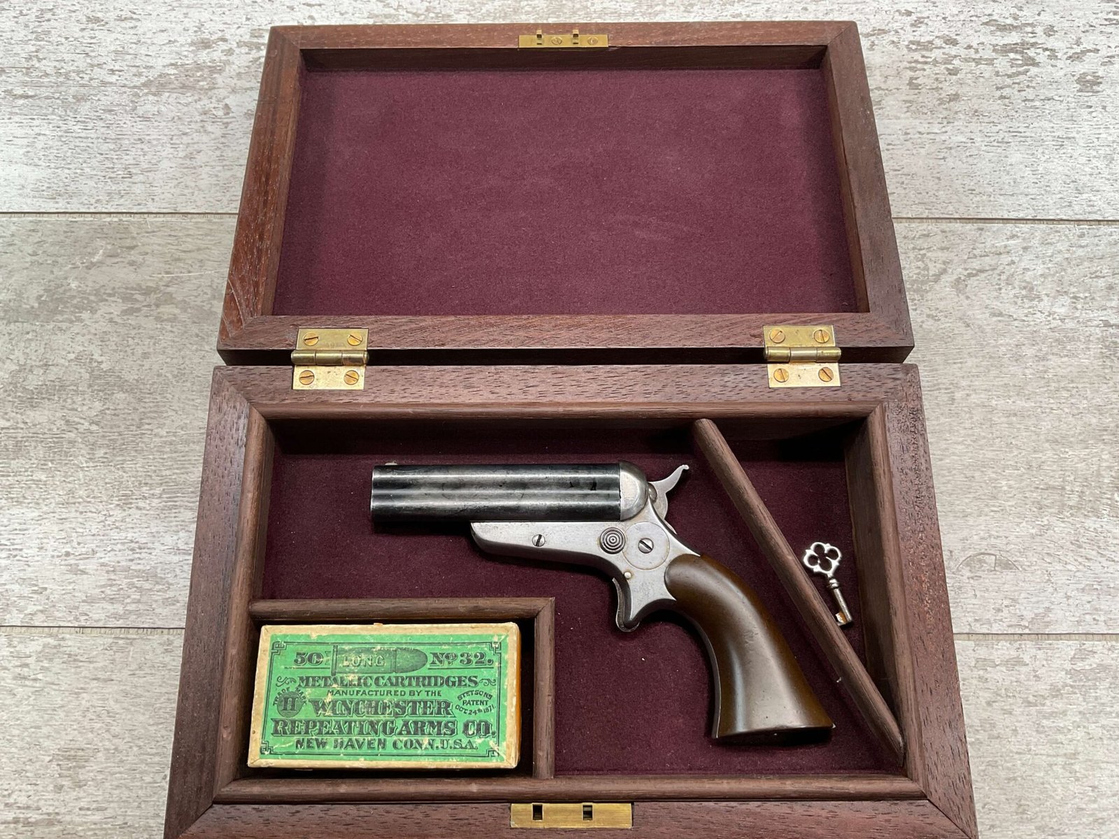 SHARPS & HANKINS MODEL 3A .32 RF 4 BARREL PEPPERBOX - Checkpoint Charlie's