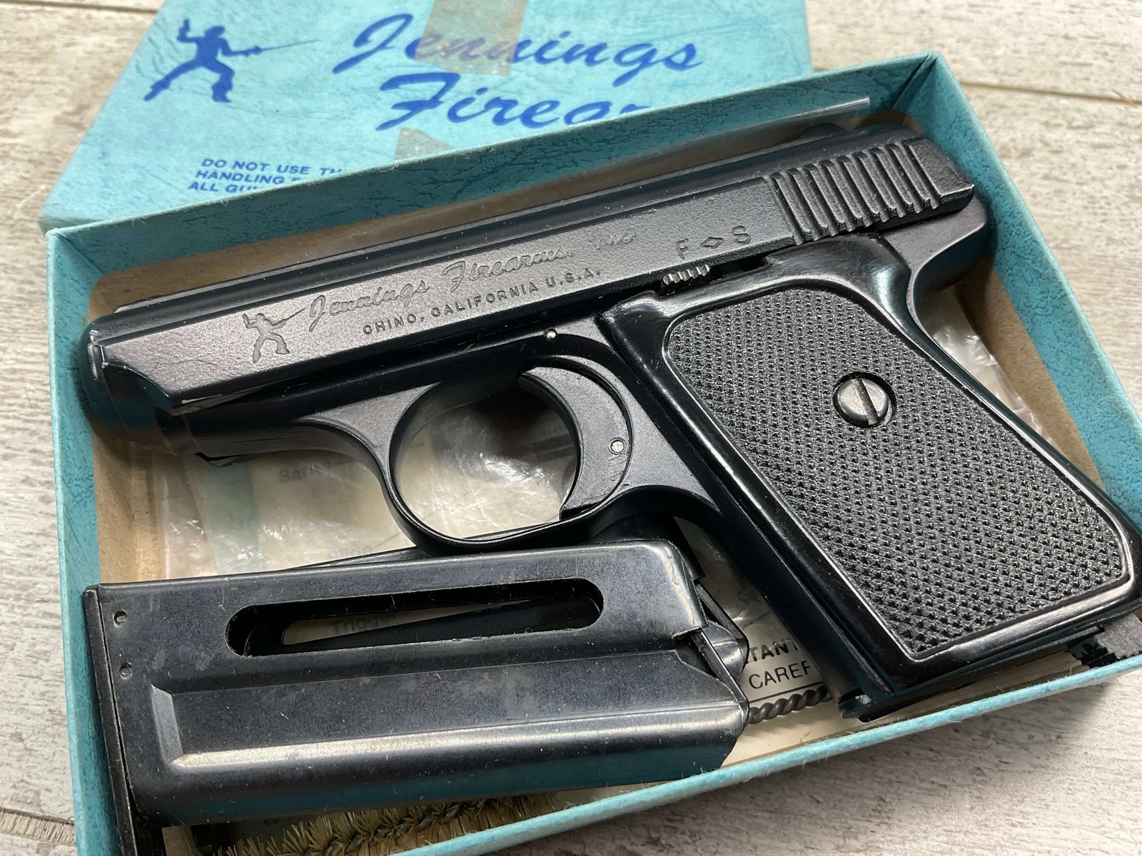 Jennings Firearms J22 Handgun: JENNINGS Model J22, Semi Auto Pistol,