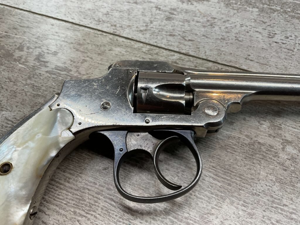 S&W .32 CAL 5 SHOT TOP BREAK REVOLVER 1896, ANTIQUE #3-08139-BDH ...