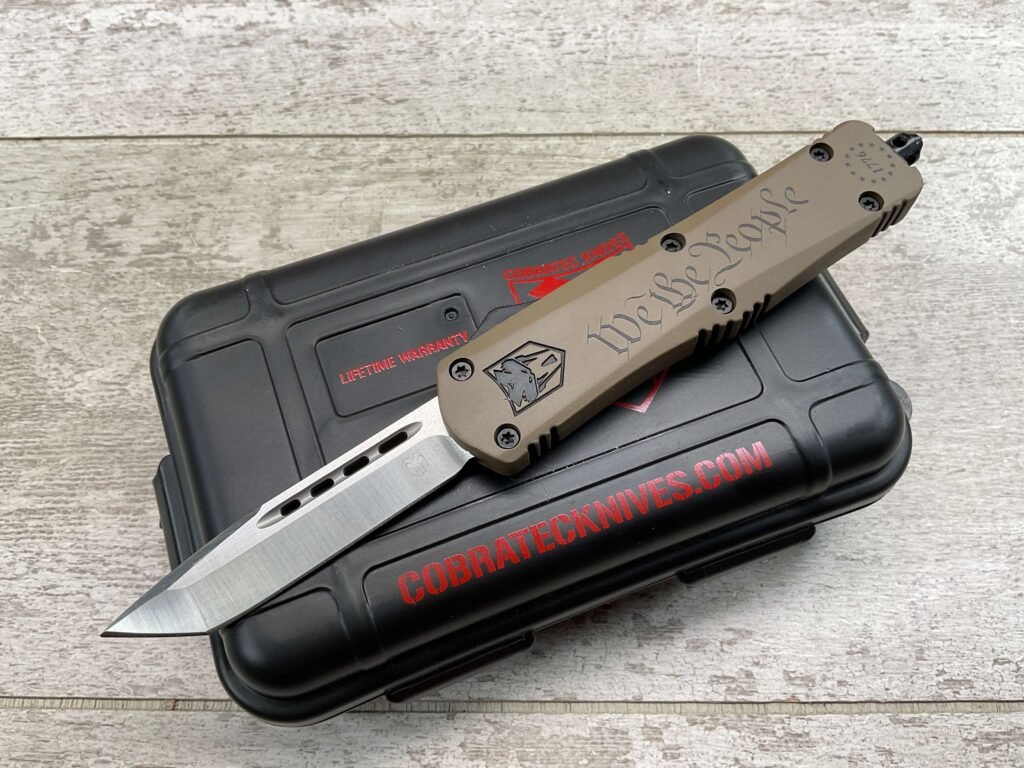 COBRATEC OTF KNIFE FS-3 COLLECTION "WE THE PEOPLE", NEW #3-11014-PF ...