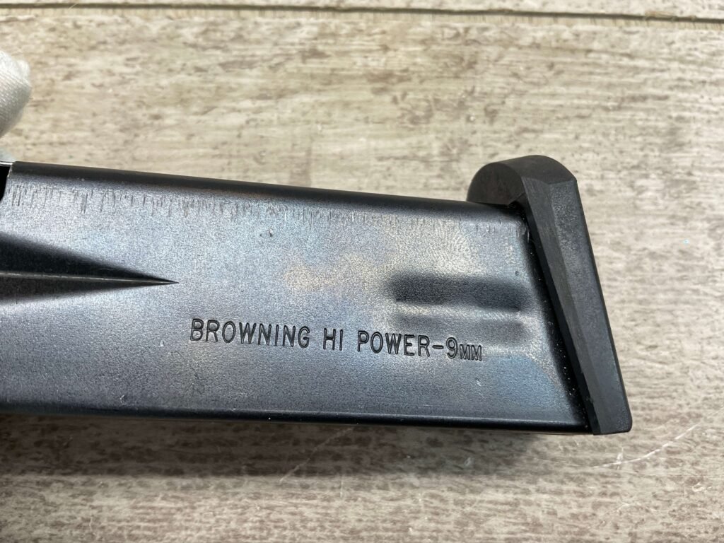 BROWNING OEM HI-POWER 9MM 10 RND MAGAZINE BLUED FINISH #3-12108-PF ...