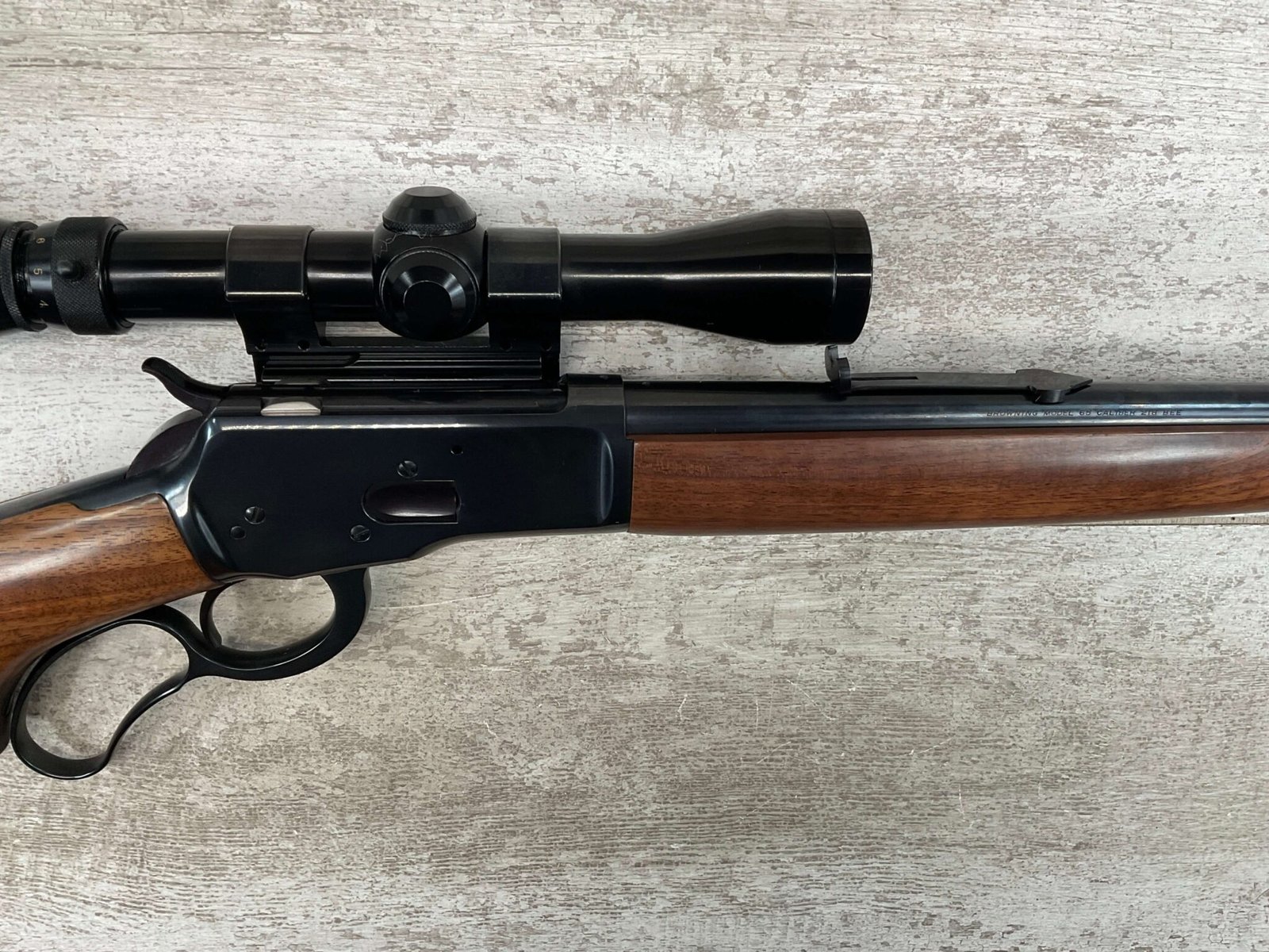 BROWNING MODEL 65 .218 BEE LEVER ACTION RIFLE W/NEW SCOPEBROWNING MODEL 65 .218 BEE LEVER ACTION ...